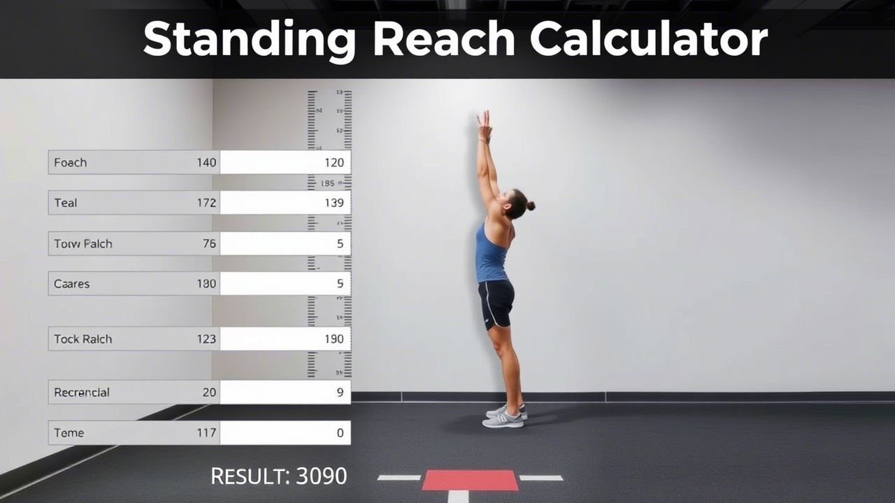 Free Standing Reach Calculator